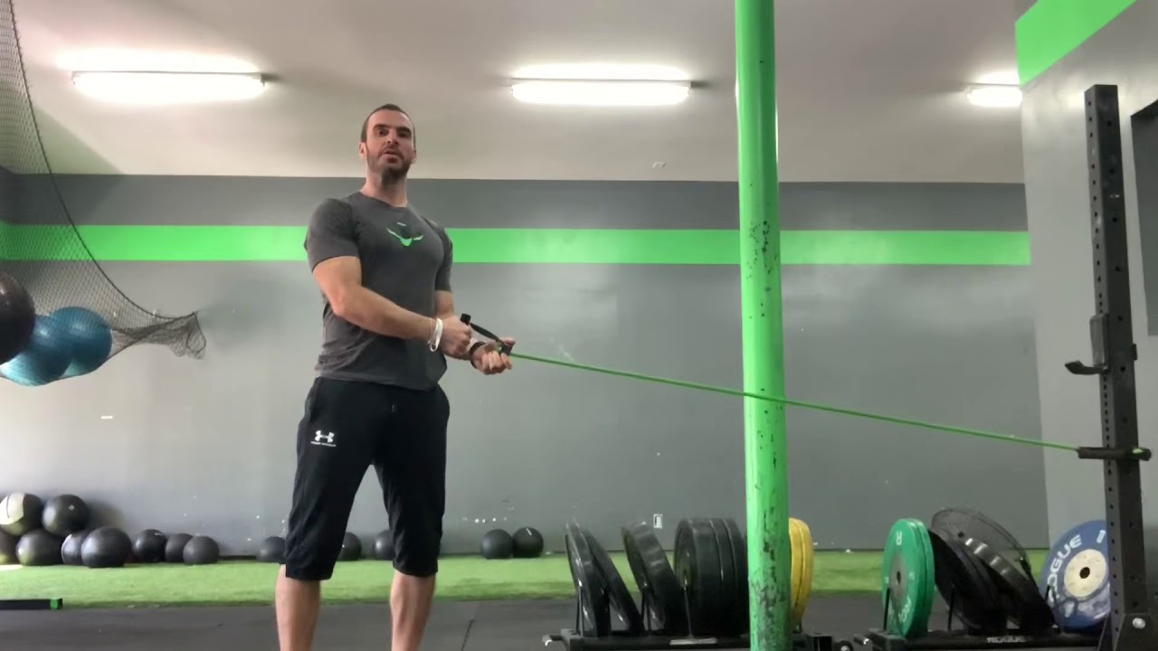 Single Leg Band RDL+Row - YouTube