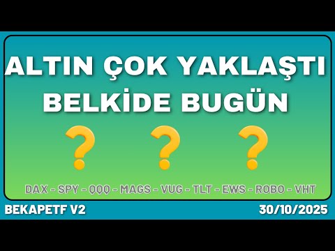 Altın ve Gümüş Çok Yaklaştı Belki de Bugün