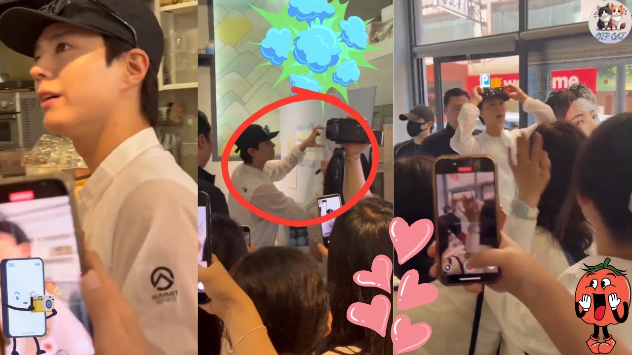Park Bo-gum Makes Surprise "Raid" on Fanbase Cafe in Hong Kong, Leaving ...
