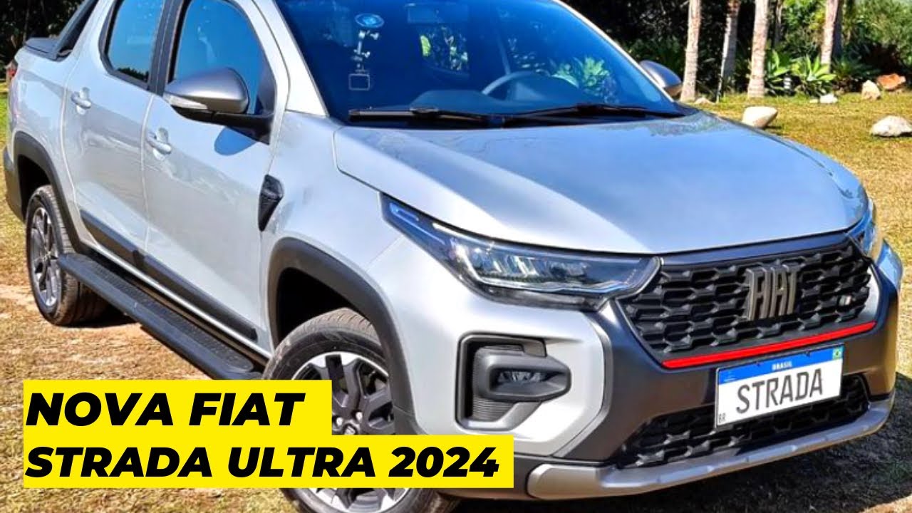 NOVA FIAT STRADA ULTRA 2024 chega com novos pára-choques e piloto ...