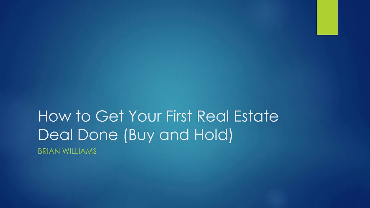 Getting Your First Deal Done - 2019 Update - YouTube