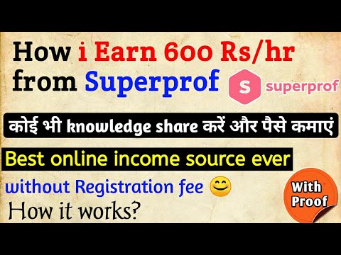 how to become a tutor on superprof | best part time online earning ...