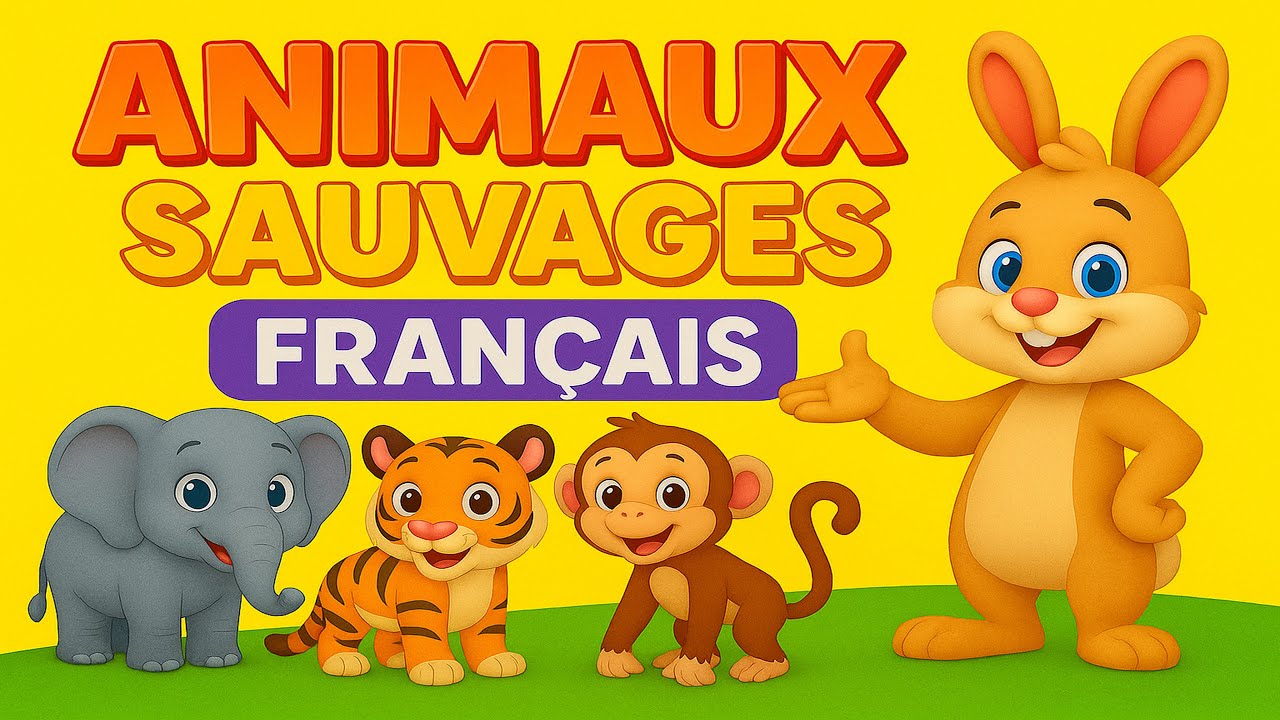 Les animaux sauvages dans la forêt – Wild animals in the forest - YouTube