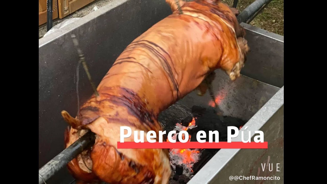 Puerco asado en Púa - YouTube