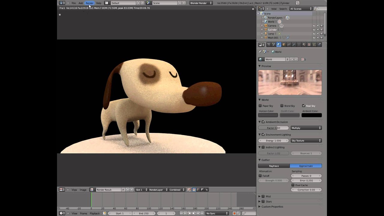 BLENDER: Setting Up HDR for Image Based Lighting - YouTube