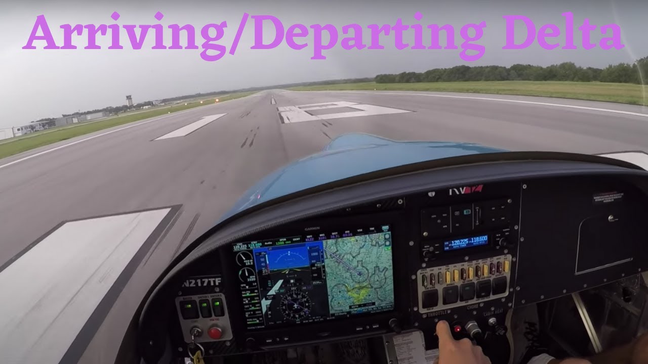 Landing and Departing at KGTU | Class Delta Airport - YouTube