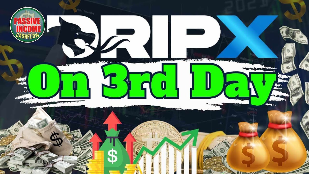 DripX UPDATE after 3rd Day - Crypto Passive Income Cashflow | Defi ...