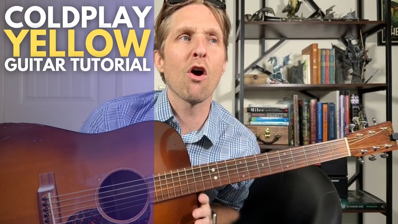 Yellow by Coldplay Guitar Tutorial - Guitar Lessons with Stuart! - YouTube