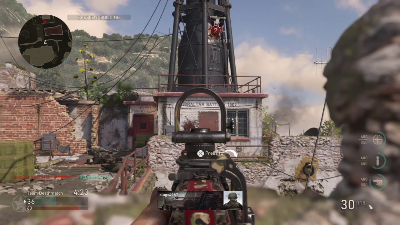 BaTG: You. Shall. Not. Pass. (COD: WWII TDM - Gibraltar) - YouTube