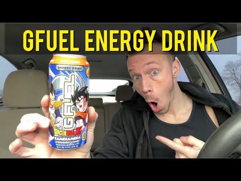 New! GFUEL Energy Drink REVIEW | DragonBall Z | Kamehameha | Strawberry ...