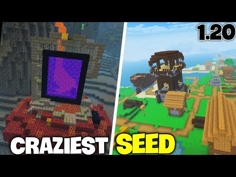 🔥[CRAZY SEED] Minecraft 1.20 & 1.21 Bedrock | Java *minecraft best ...