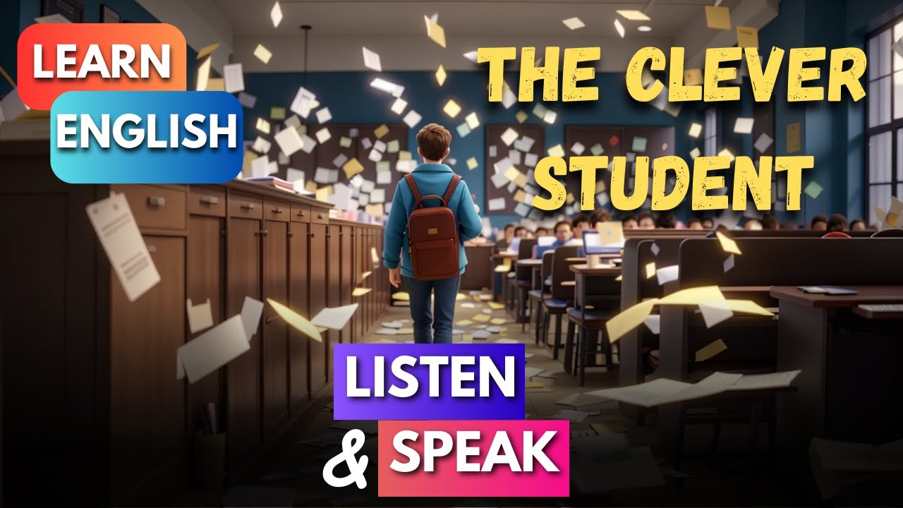The Clever Student | Learn English Through Story English | Listening ...