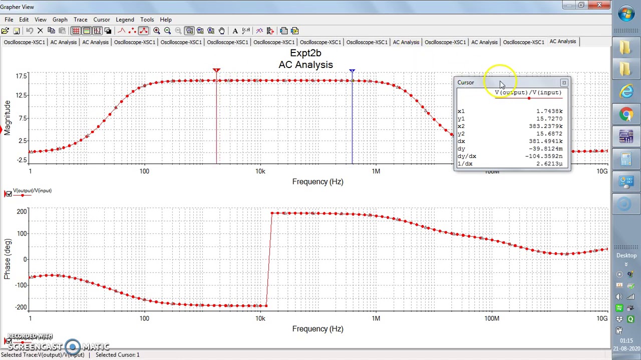 Simulation of MOSFET amplifier Part B - YouTube