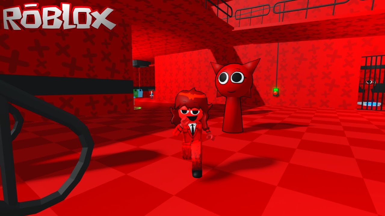 Sprunki Girlfriend Played Sprunki Mroona Prison Run Obby in ROBLOX ...