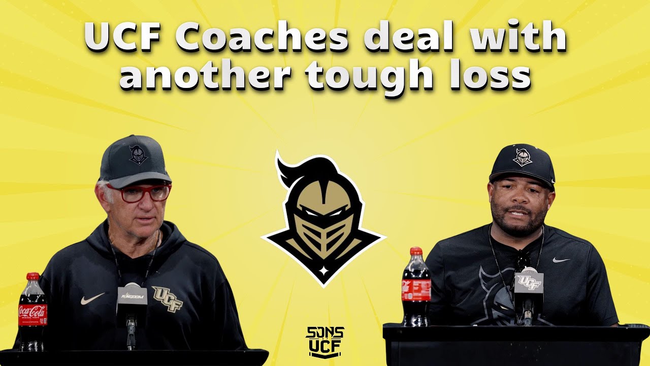 UCF Assistant Coaches try to make sense of another loss - YouTube