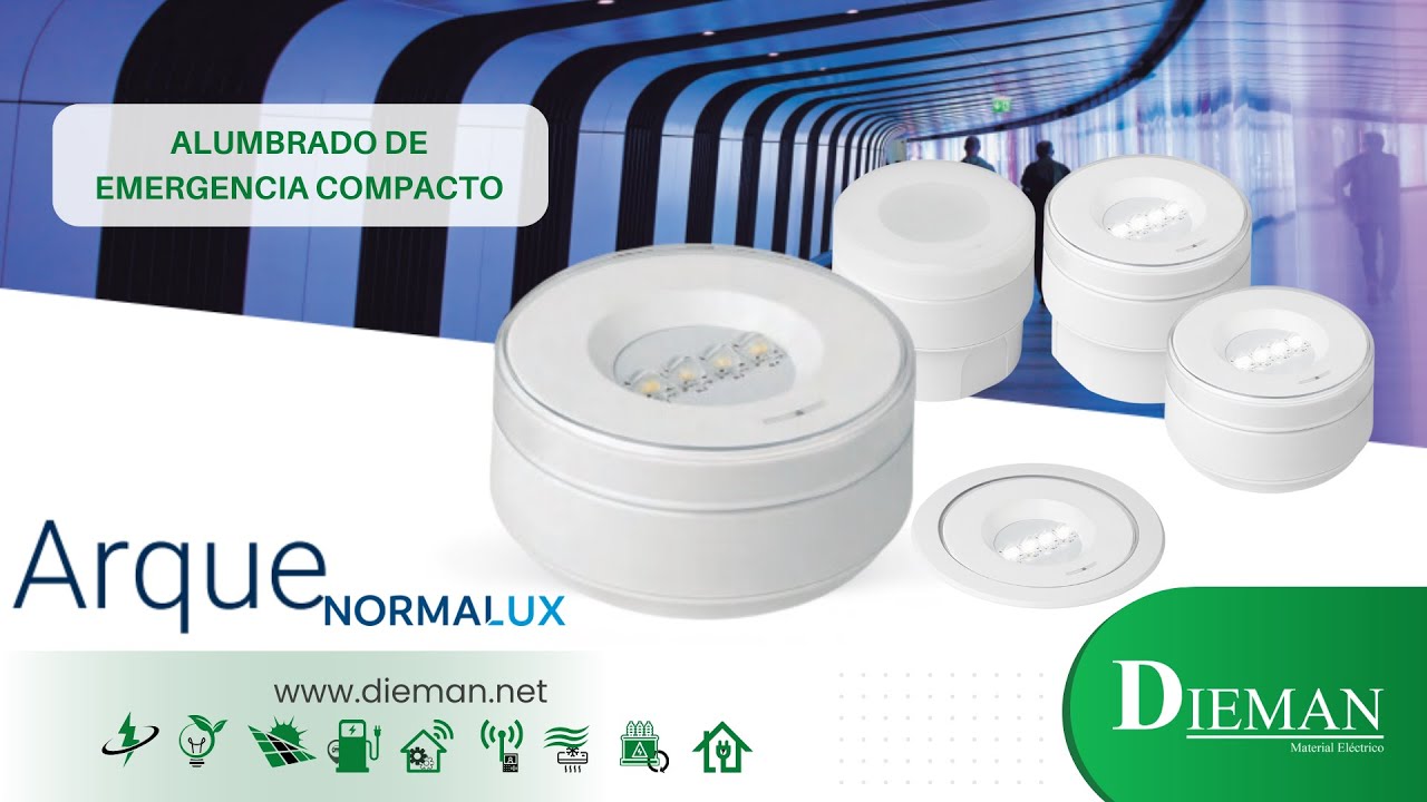 DIEMAN - Alumbrado de Emergencia Compacto Normalux - YouTube