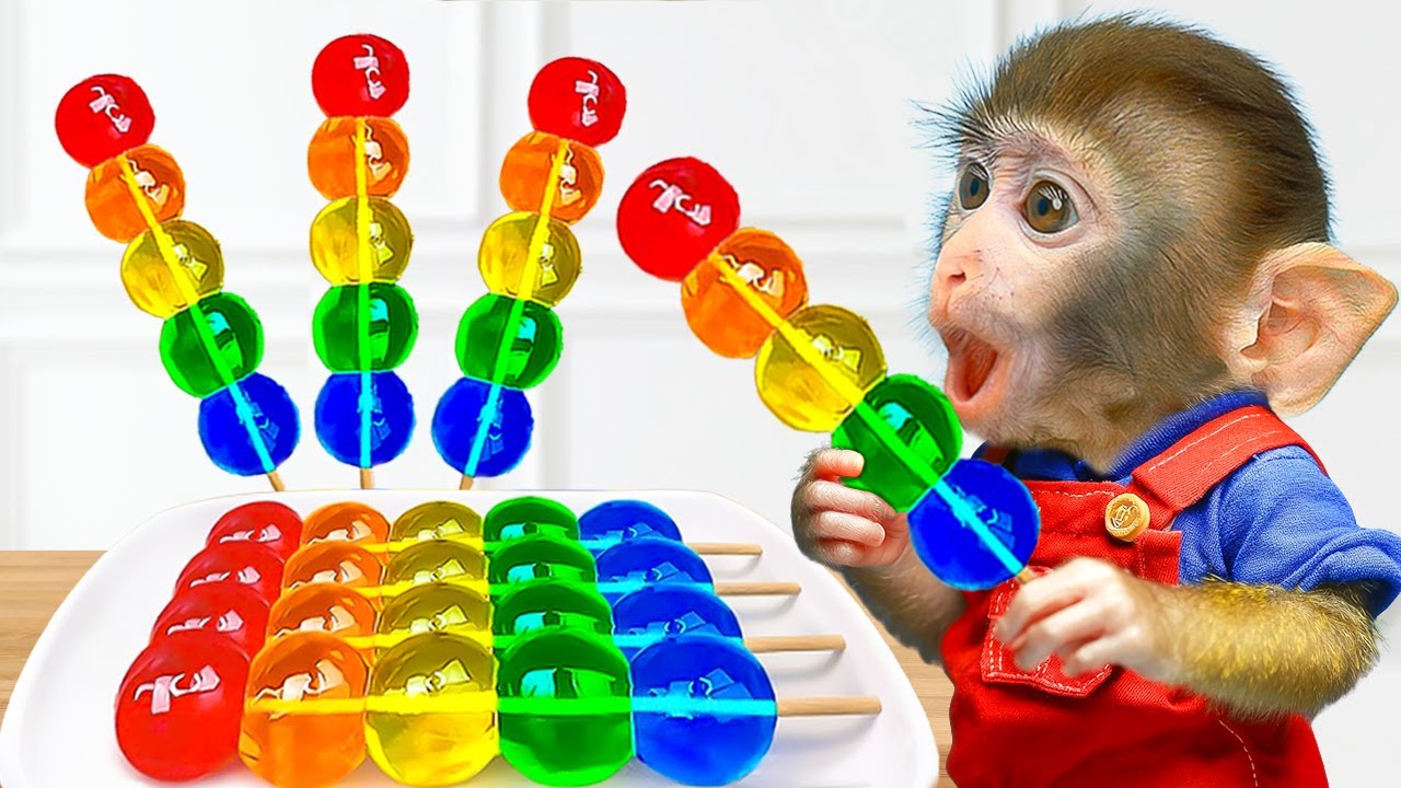 Monkey CoCa’s Secret Rainbow Candy Feast: Avoiding the Watchful Eyes of ...