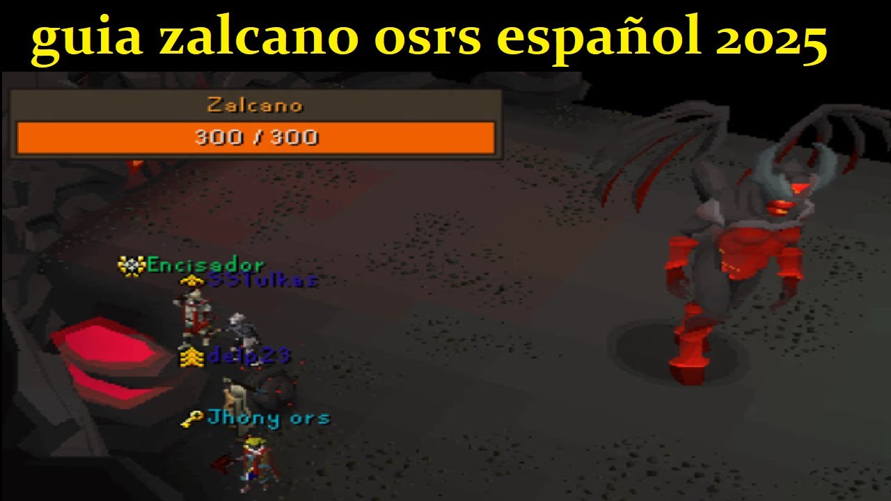 Guia Zalcano OSRS español 2025 - YouTube