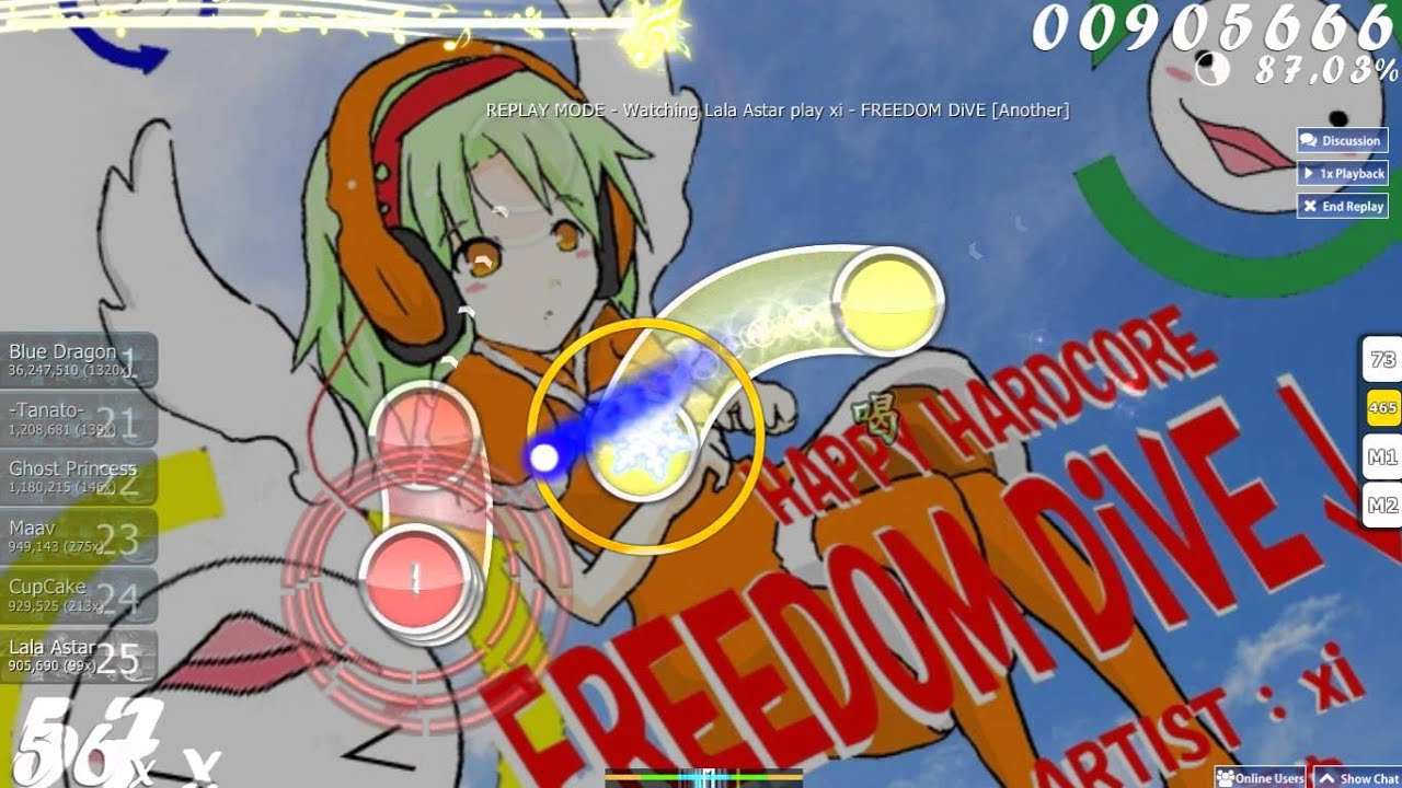 「Osu!」 xi - FREEDOM DiVE 「Another」 - YouTube