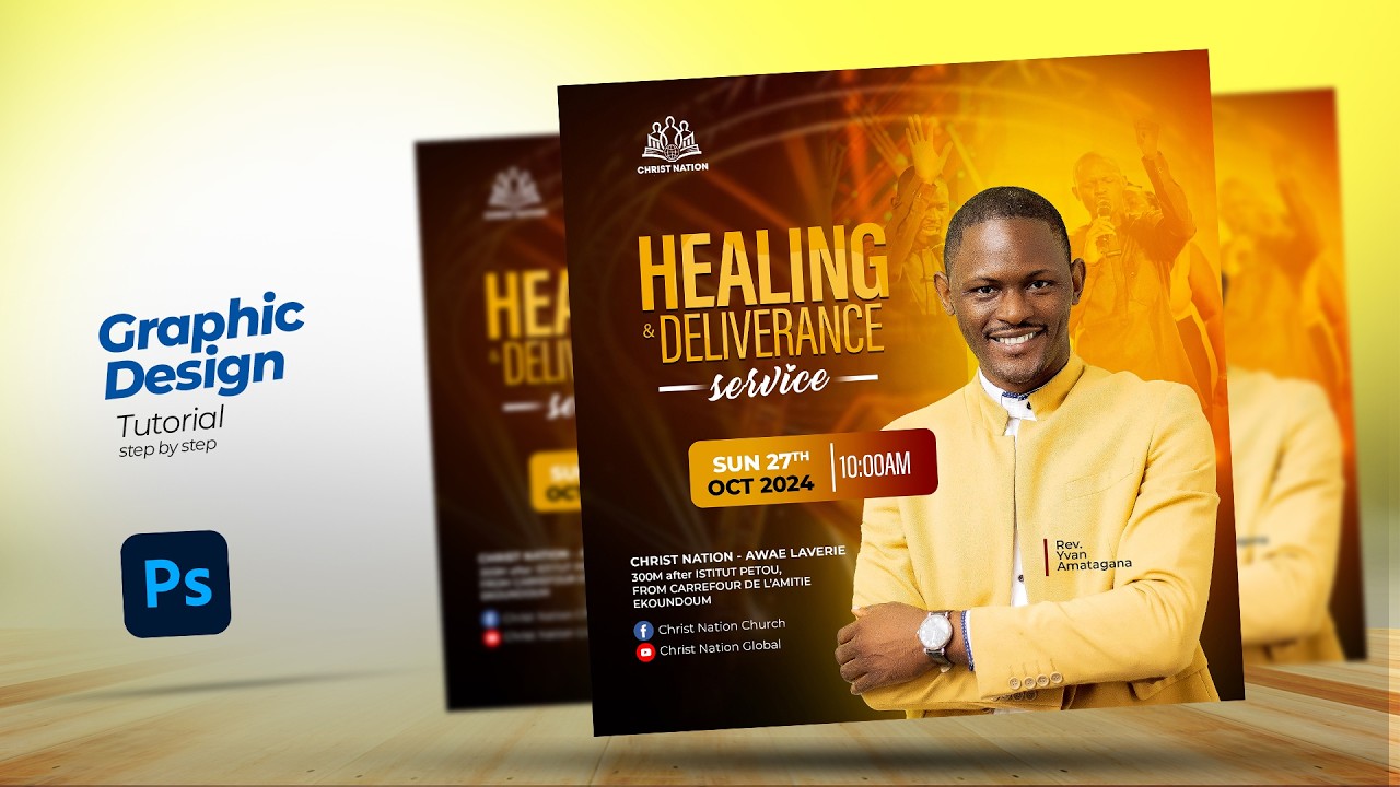 Design your first Church Flyer in just 30 Minutes | Graphic Design ...