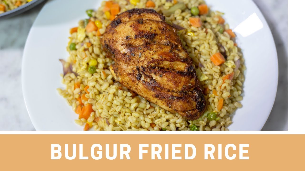 QUICKEST Chinese Bulgur fried rice - YouTube