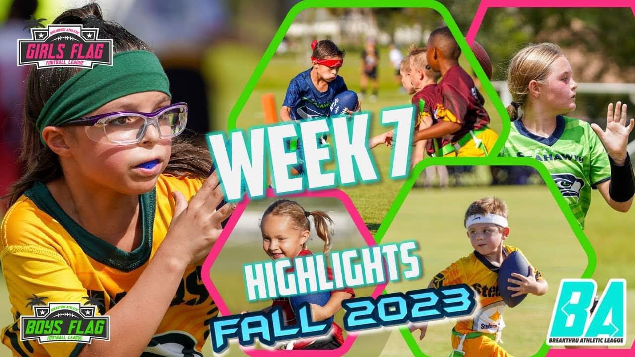 Week 7 Highlights! Fall 2023 Flag Football (Oct. 21, 2023) - YouTube