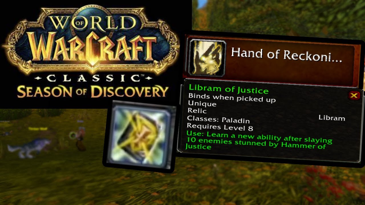 Season of Discovery Paladin Rune / Hand of Reckoning - YouTube