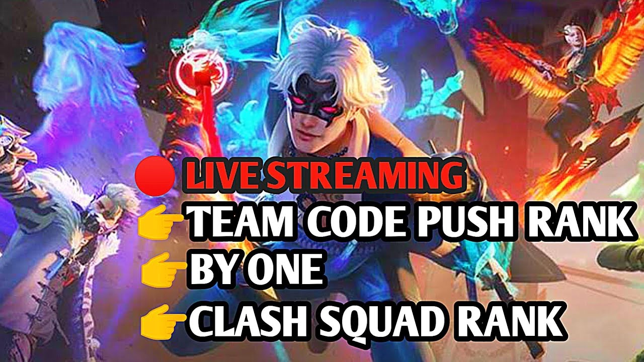 LIVE FF TEAM CODE - YouTube