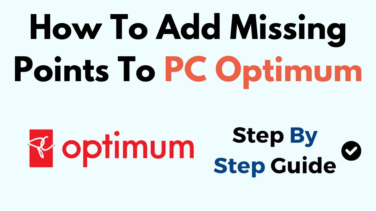 How To Add Missing Points To PC Optimum - YouTube