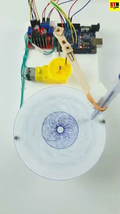 DIY circle drawing machine with Arduino #Shorts - YouTube