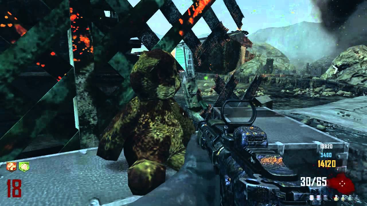 Call Of Duty Black Ops 2 Zombies Teddy Bear Easter Egg - YouTube