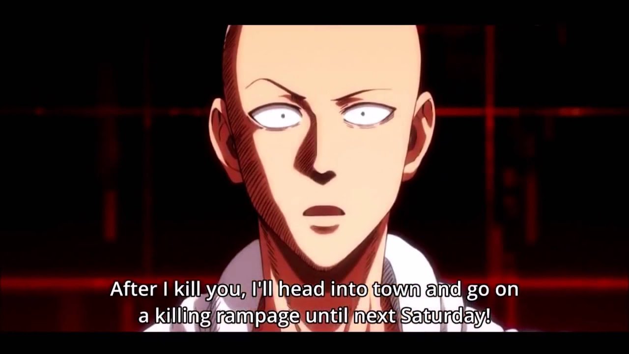 One Punch Man - Saitama V.S Carnage Kabuto 1080P (Eng Sub) - YouTube