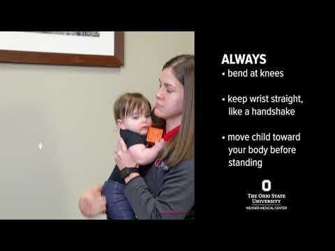 How to lift a child from the floor | Ohio State Medical Center