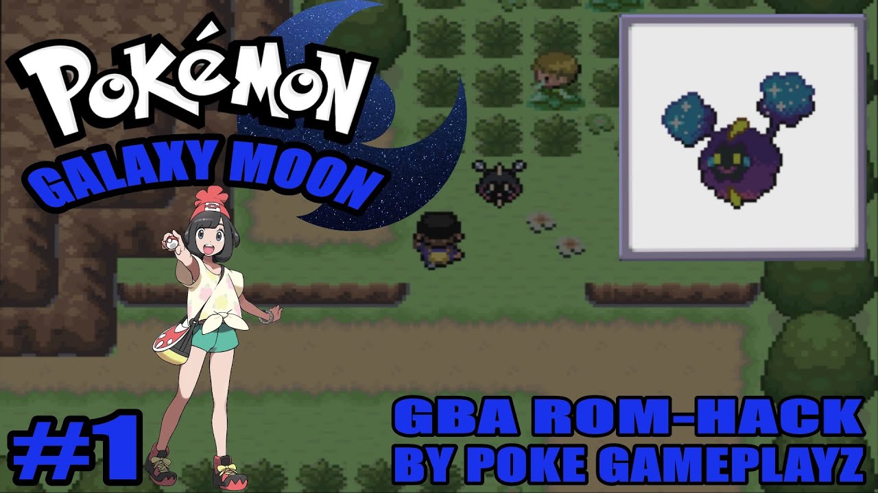 pokémon Moon Galaxy BETA GBA Rom Hack Walkthrough #1 - YouTube