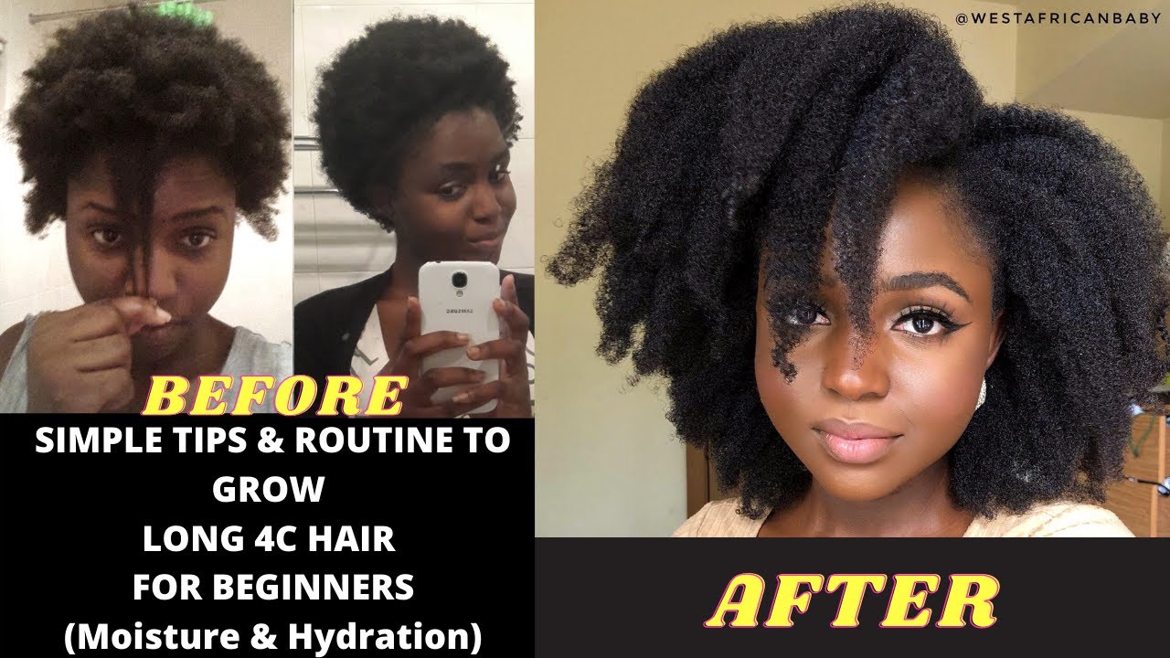 Follow this simple routine to grow your 4C Hair! (Part 2: Moisture ...
