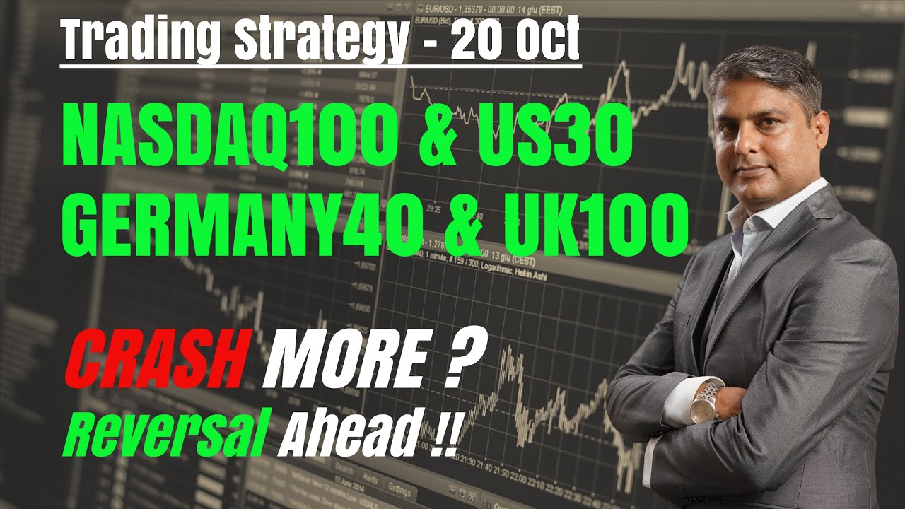 NASDAQ & US30 Crash More Today -Trading Strategy For 20 Oct | DAX ...