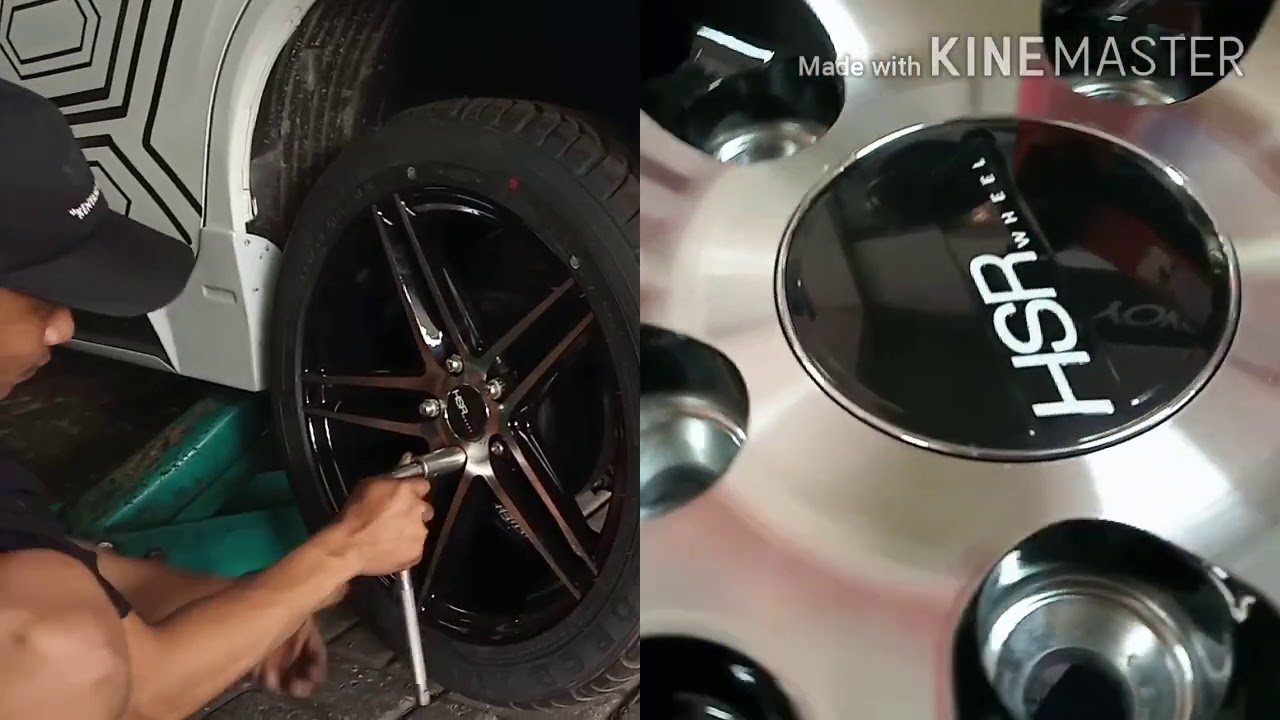 MODIFIKASI VELG MOBIL MITSUBISHI XPANDER PAKAI VELG HSR WHEEL TYPE NE5 ...