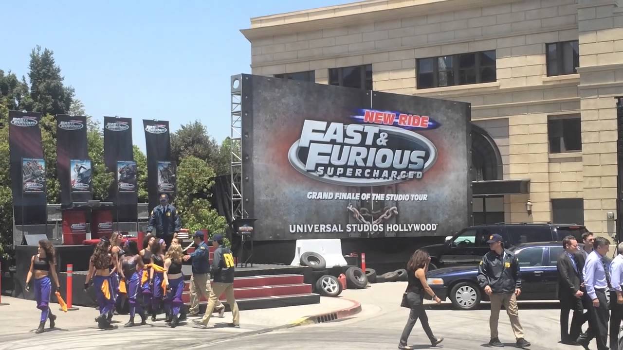 Fast & Furious Supercharged grand opening (escape) - YouTube