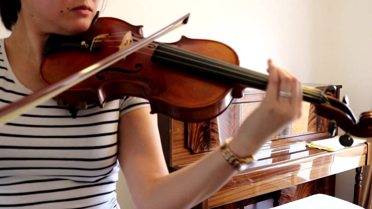 Chinese Ebay violin with Corelli Alliance Vivace strings - YouTube