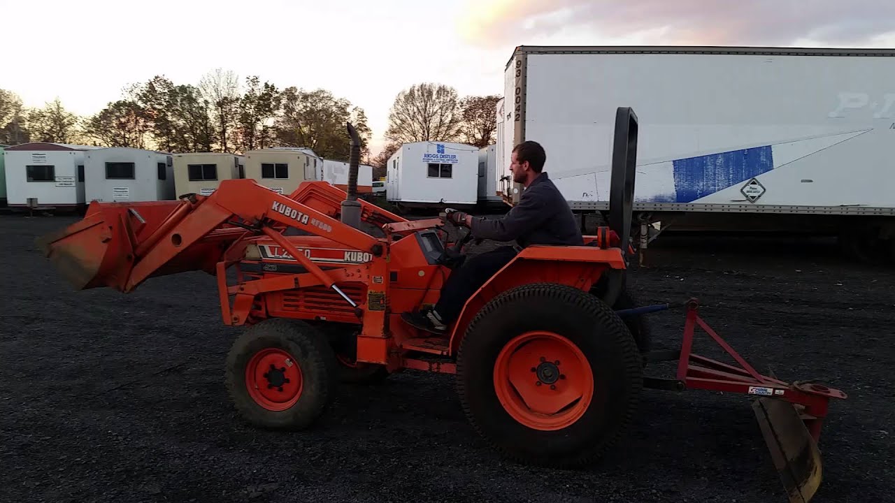 DEMO 1987 Kubota L2850 tractor - YouTube
