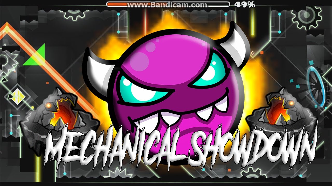 Geometry dash Mechanical Showdown by Tongii 100% Demon Gauntlet #3 ...