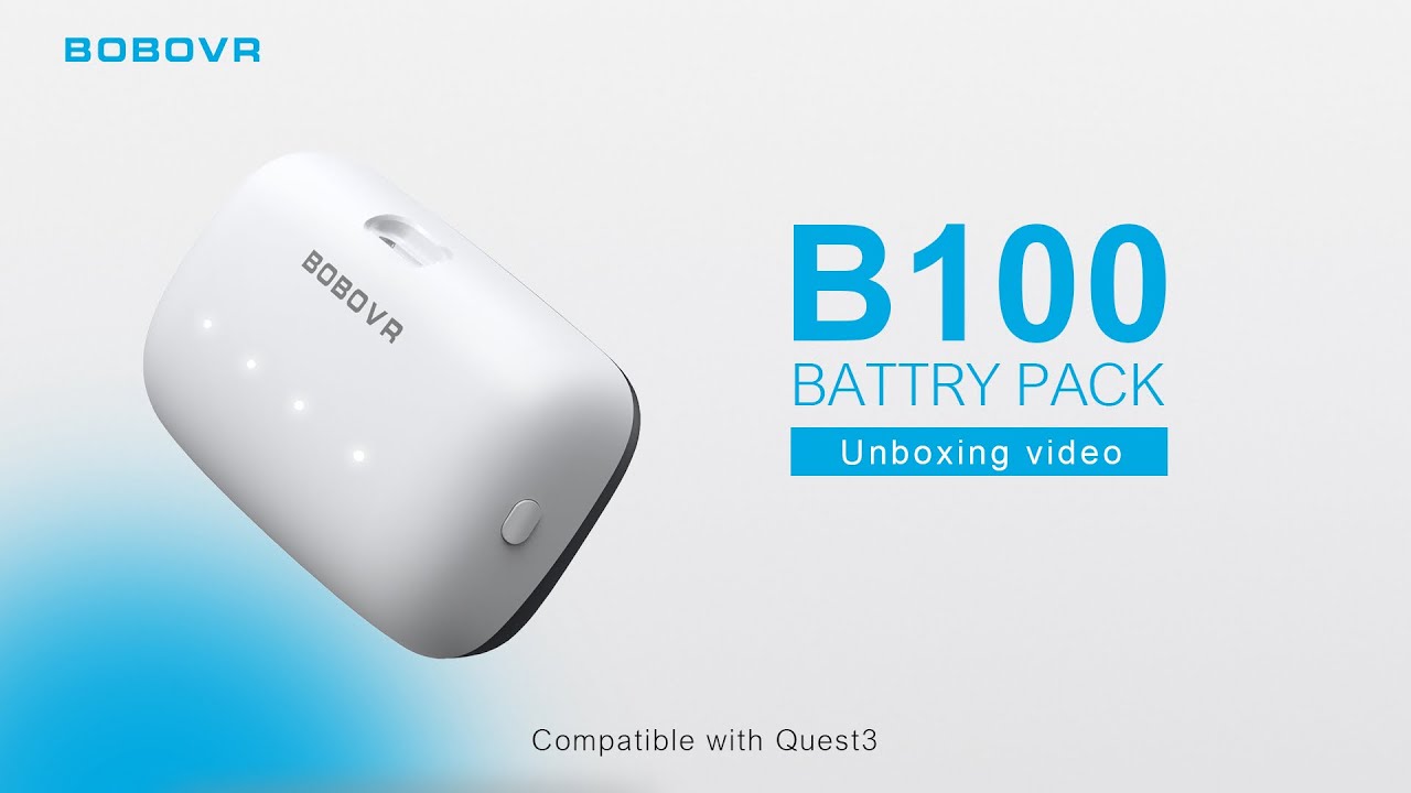 BOBOVR B100 battery pack unboxing video Compatible with S3pro - YouTube
