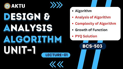 Design & Analysis Algorithm | BCS 503 | 3rd Year | Complete Syllabus with PYQ Solution | Aktu ...