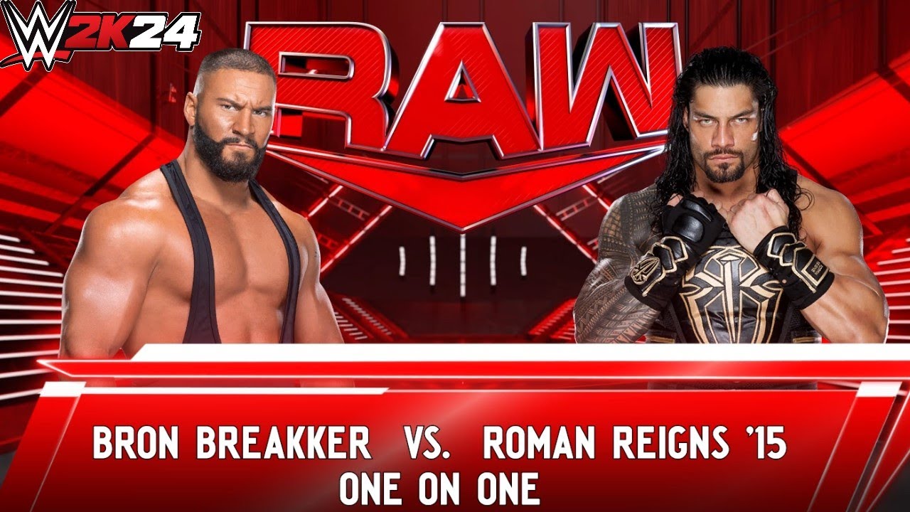 Full Match - Roman Reigns '15 vs Bron Breakker: Raw|WWE 2K24 - YouTube