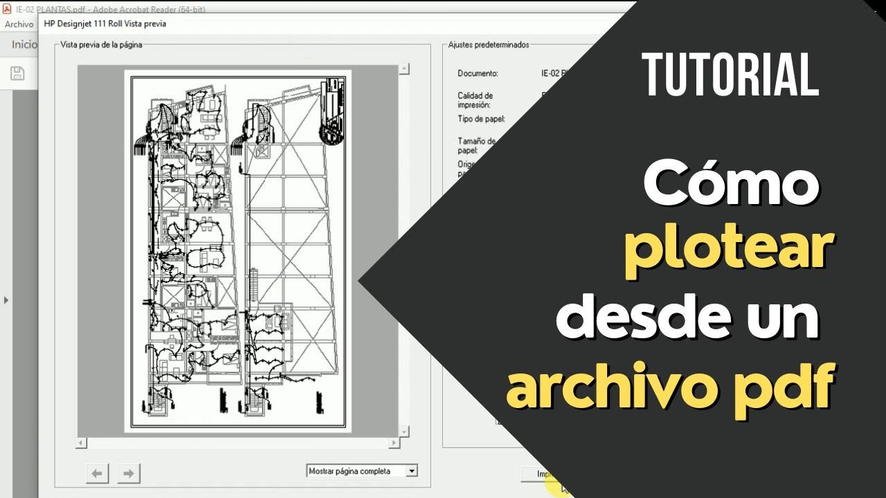 CÓMO PLOTEAR DESDE UN ARCHIVO PDF - YouTube