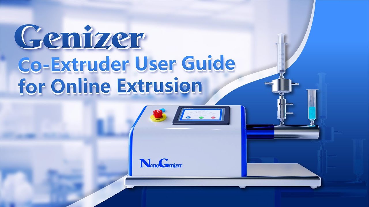 Genizer Co Extruder User Guide for Online Extrusion - YouTube