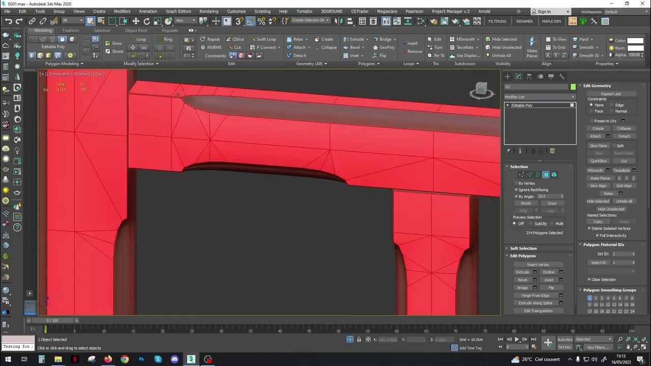Smoothing Group sur 3ds max - #01 - YouTube