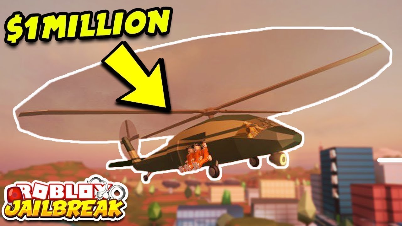 ROBLOX JAILBREAK | NEW HELICOPTER & ROPE | CASH PRICES | NEW ESCAPE ...