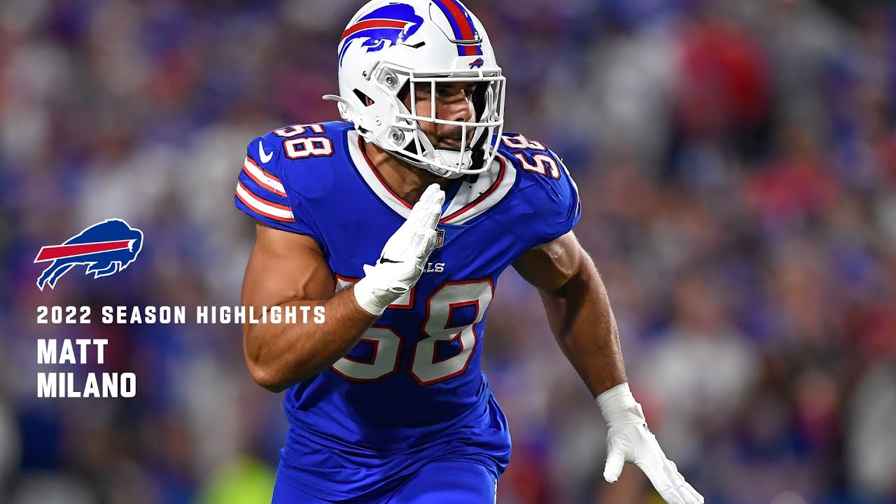 Matt Milano's Top Plays Of The 2022 NFL Season | Buffalo Bills - YouTube