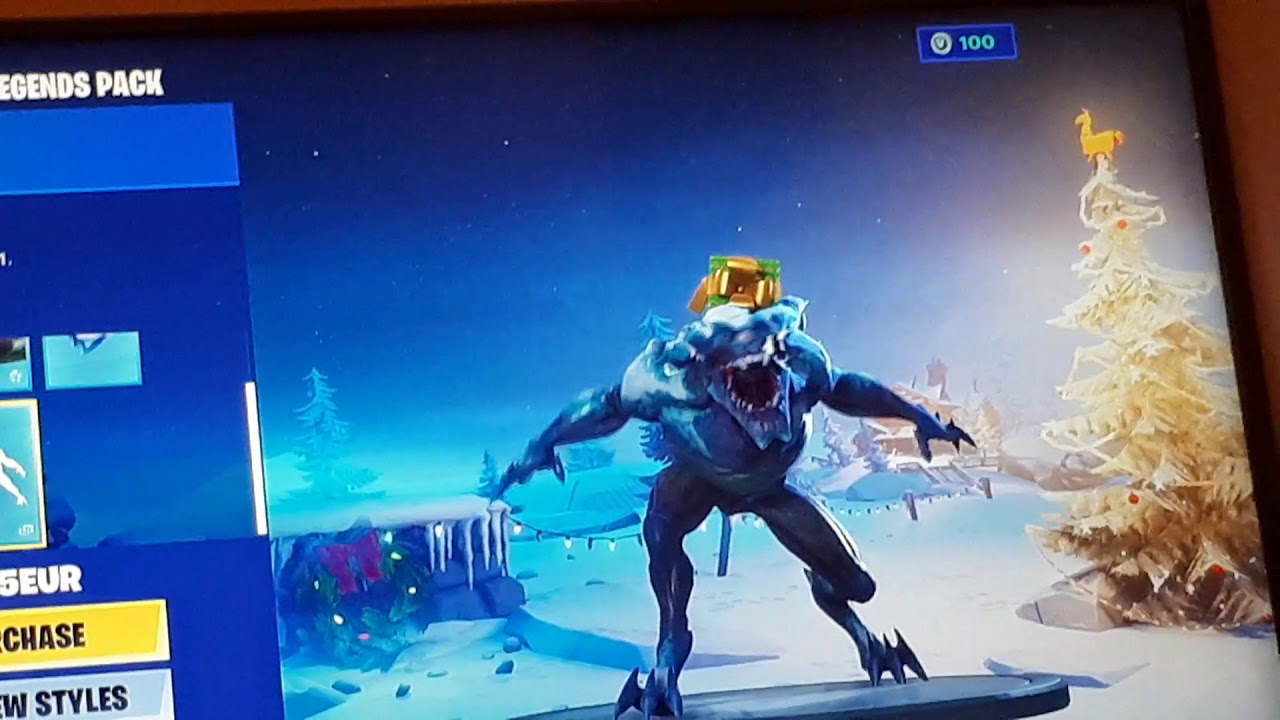 New godzilla roar / fortnite the devour skin power roar - YouTube